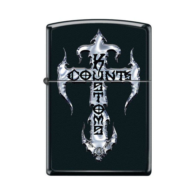 Count's Kustoms Matte Black Zippo Lighter - Count's Kustoms The Store
